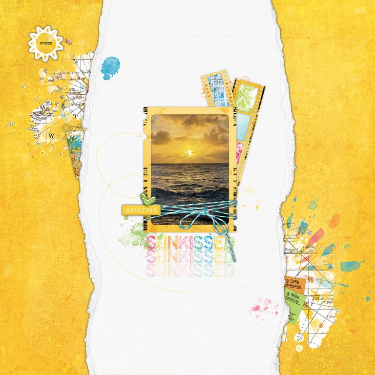 Vintage Artistry Sunburst Filmstrip Frames - Katie Pertiet Designs