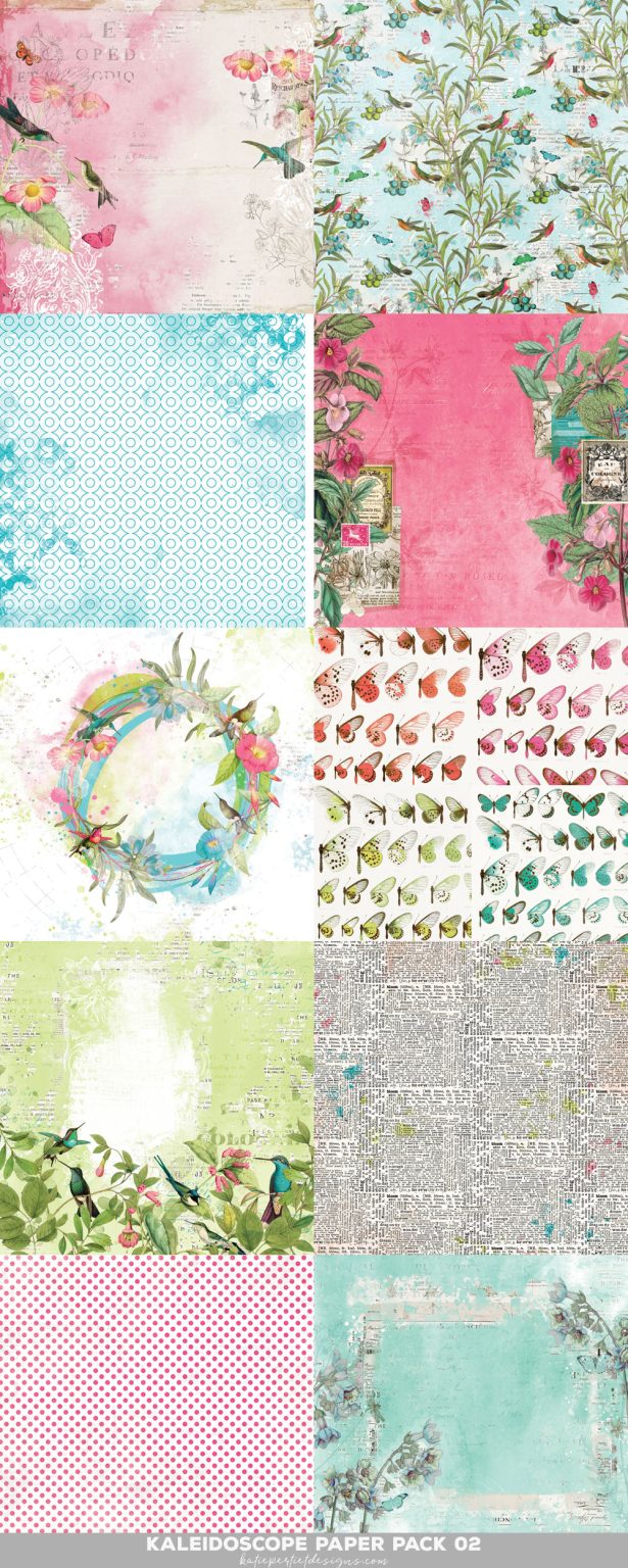 Kaleidoscope Paper Pack 02 - Katie Pertiet Designs