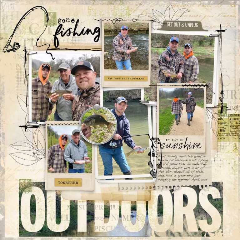 Taped Together Multiphoto Layered Template 05 - Katie Pertiet Designs