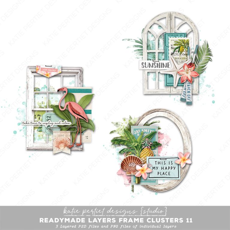 Readymade Layers: Frame Clusters 11 - Katie Pertiet Designs