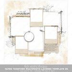 Taped Together Multiphoto Layered Template 05 - Katie Pertiet Designs