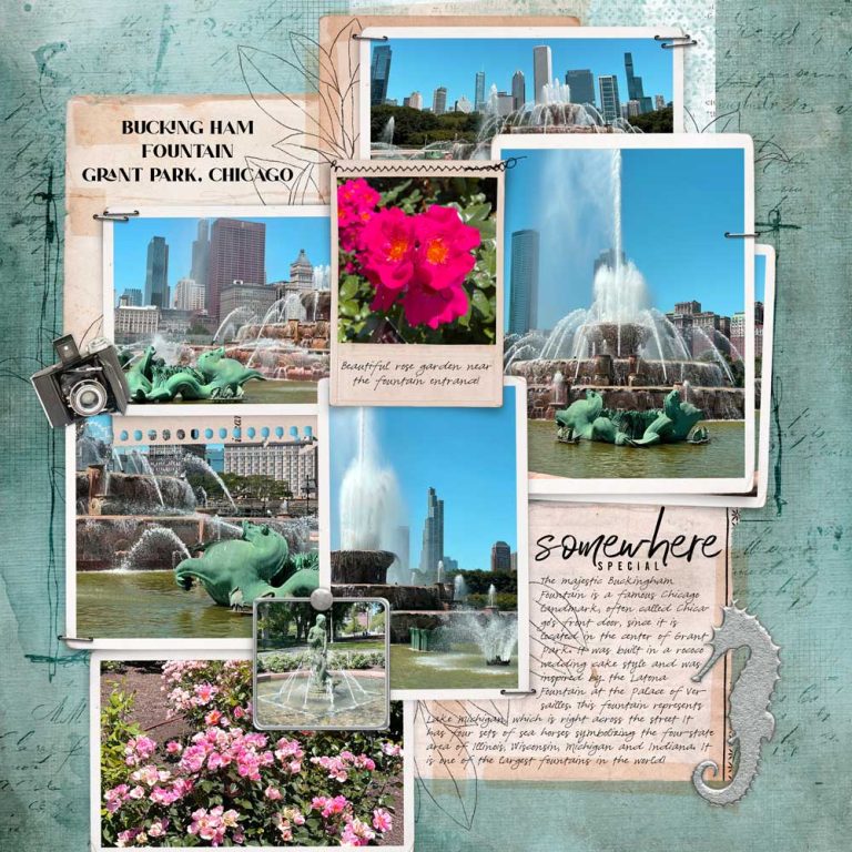 Taped Together Multiphoto Layered Template 09 - Katie Pertiet Designs