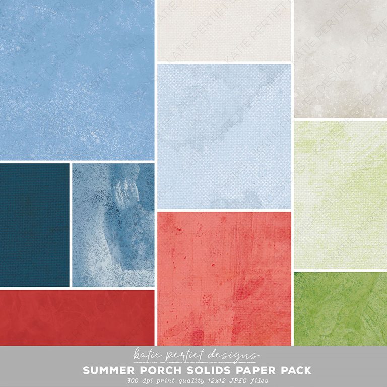 Summer Porch Scrapbook Bundle - Katie Pertiet Designs
