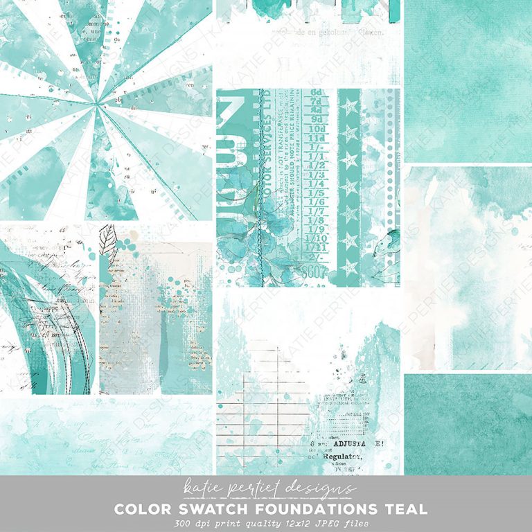 Color Swatch Sunbeam Foundations Paper Pack - Katie Pertiet Designs