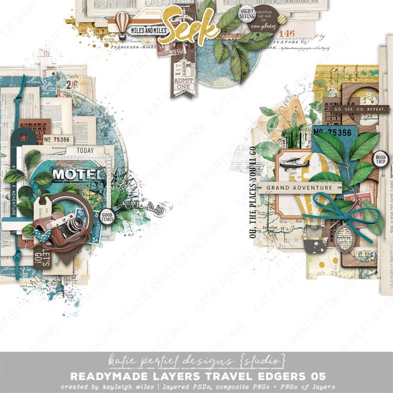 Readymade Layers: Travel Edgers 05 - Katie Pertiet Designs