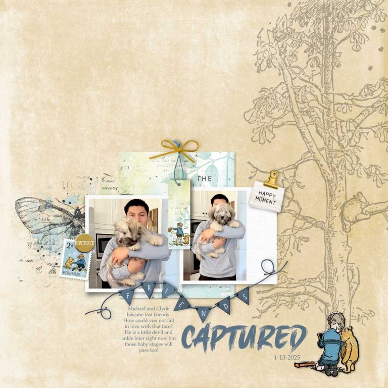 Classic Pooh: Friend Like You Scrapbooking Bundle - Katie Pertiet Designs