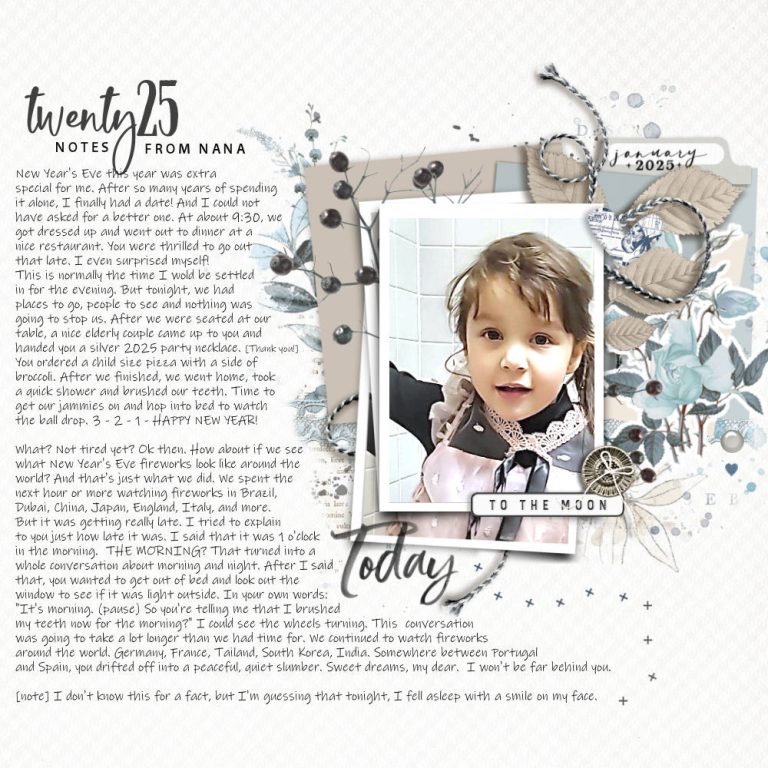 Hand Drawn 2025 Monthly Stamp Pack - Katie Pertiet Designs