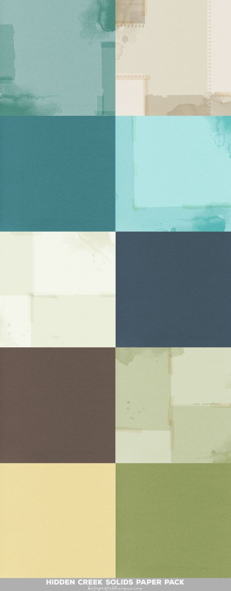 Hidden Creek Scrapbook Bundle - Katie Pertiet Designs