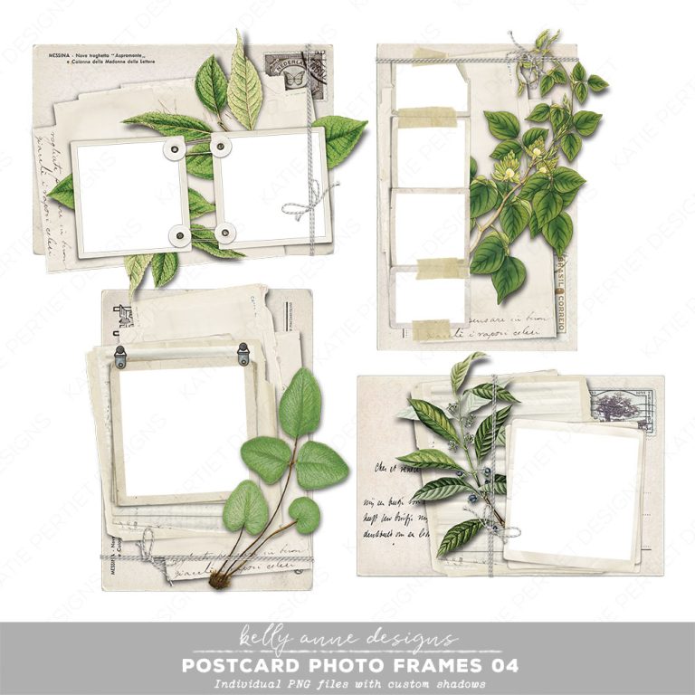 Postcard Photo Frames 04 - Katie Pertiet Designs