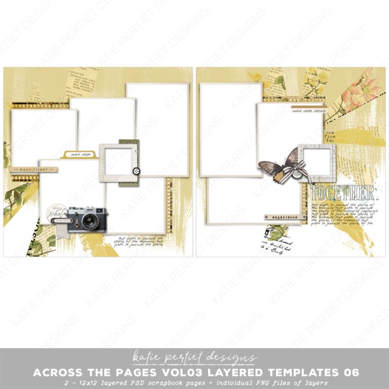 Across the Pages Vol. 03 Layered Templates 06 - Katie Pertiet Designs
