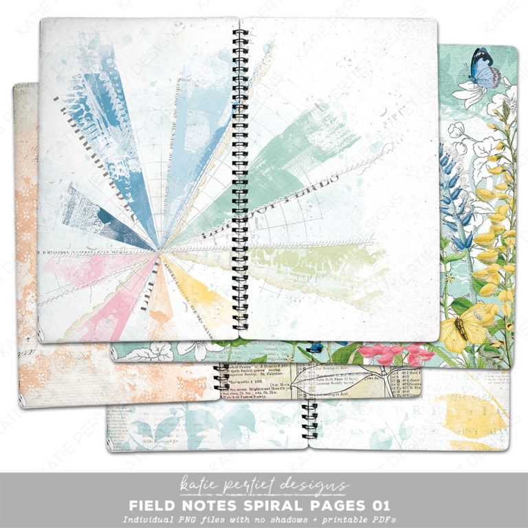 Field Notes Spiral Pages 01 - Katie Pertiet Designs